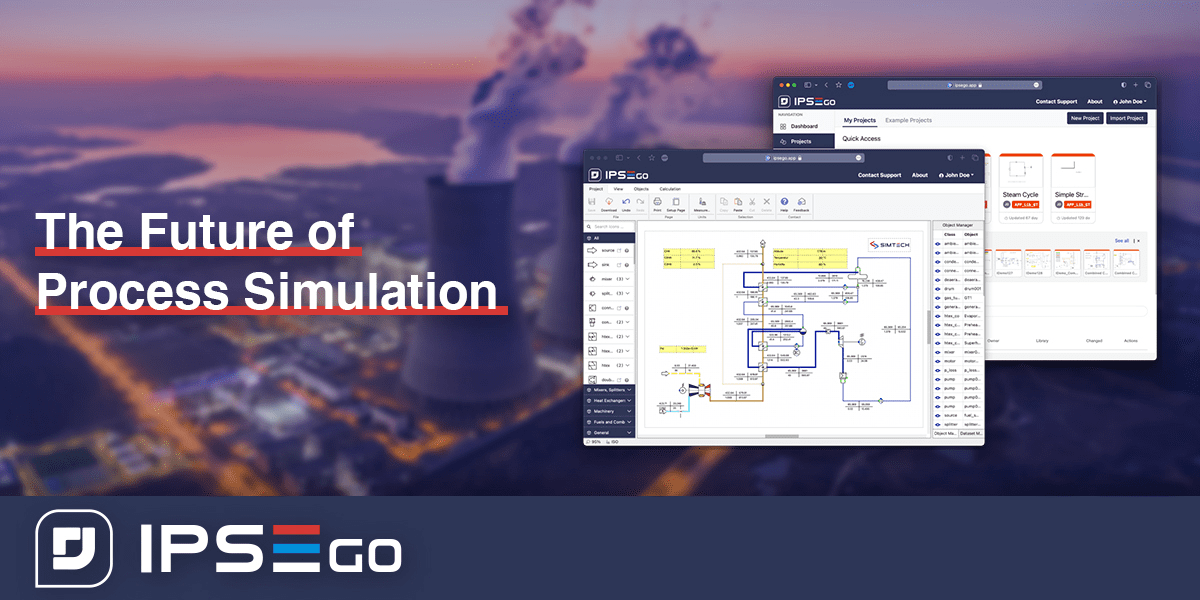 IPSE GO - Mass and Energy Balance Process Simulation Online